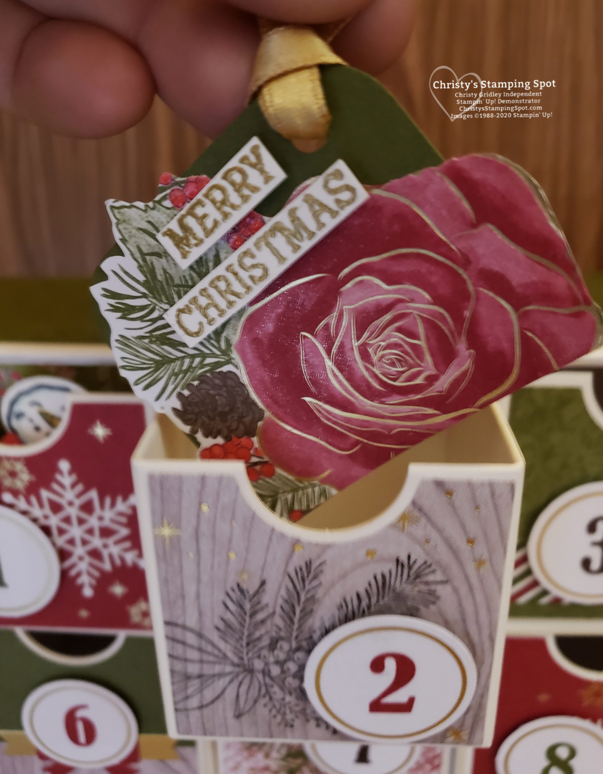 Advent Calendar - Countdown to Christmas - December 2nd - Sparkly Rose ...