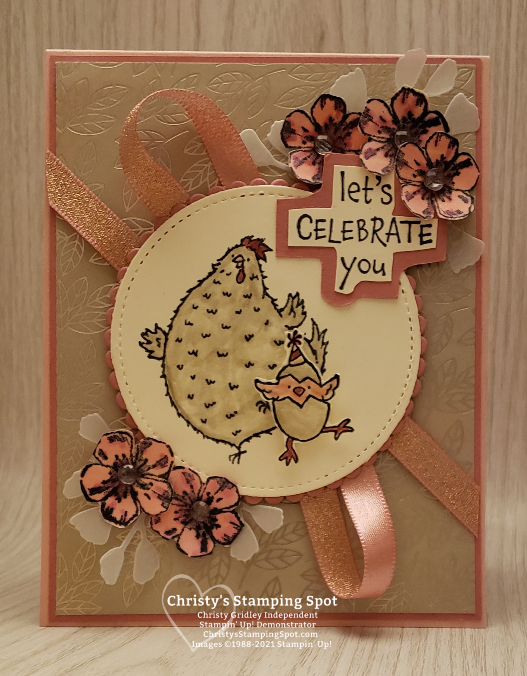 Stampin' Up! Hey, Birthday Chick Card - Christy's Stamping Spot