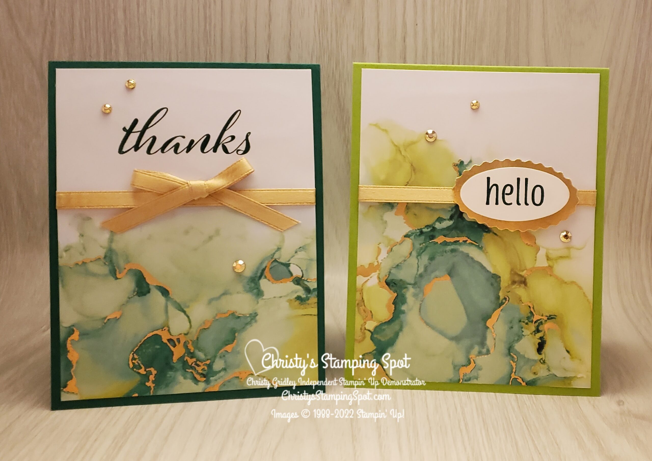 Stampin' Up!® Expressions In Ink DSP Cards - Christy's Stamping Spot
