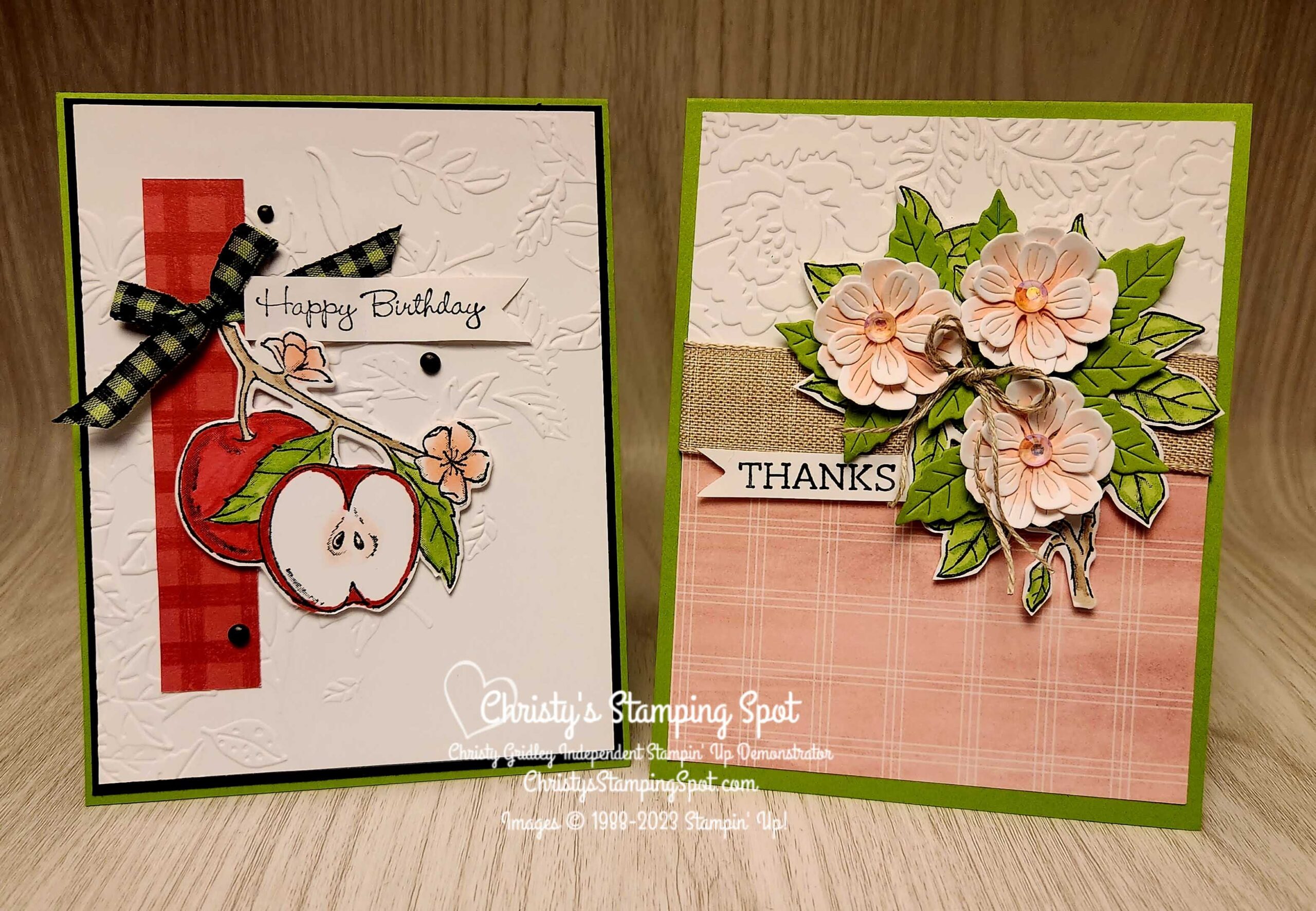 Friday's Double Feature: Apple Harvest Bundle Cards - Christy's ...