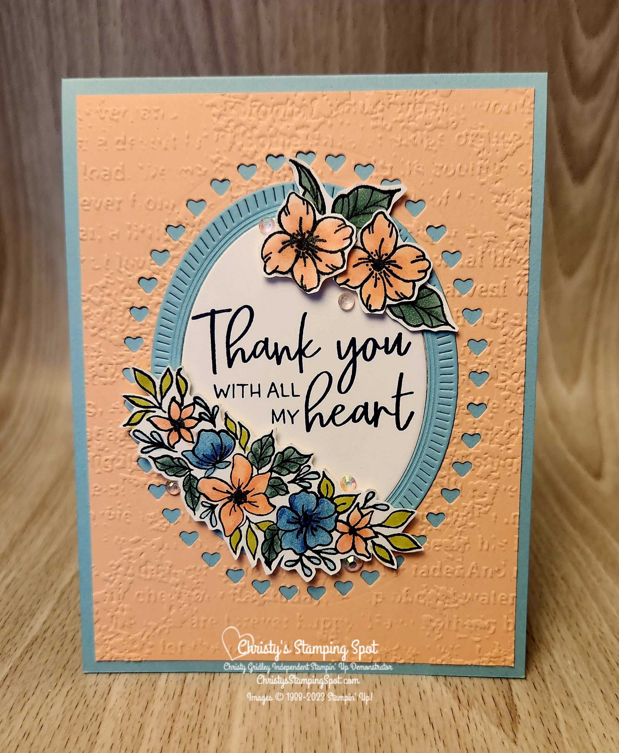 Framed Florets Bundle Customer Thank You October Blog Hop Card ...