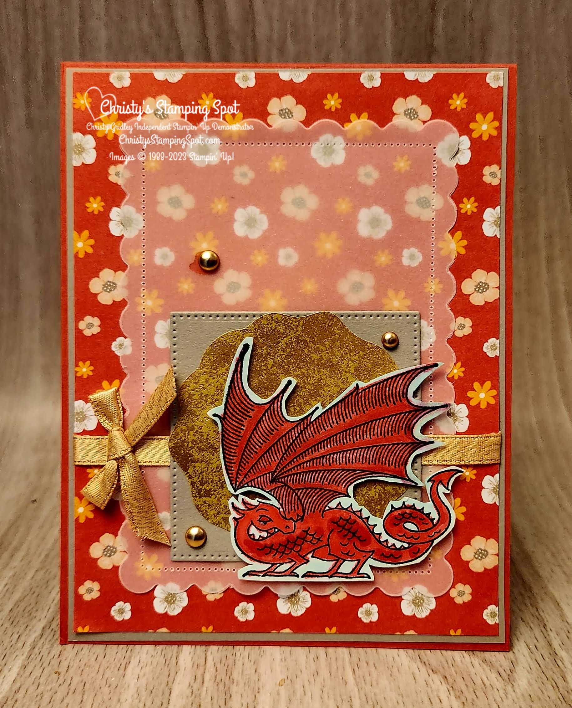 Pure Magic Dragon Tea Boutique DSP Card - Christy's Stamping Spot