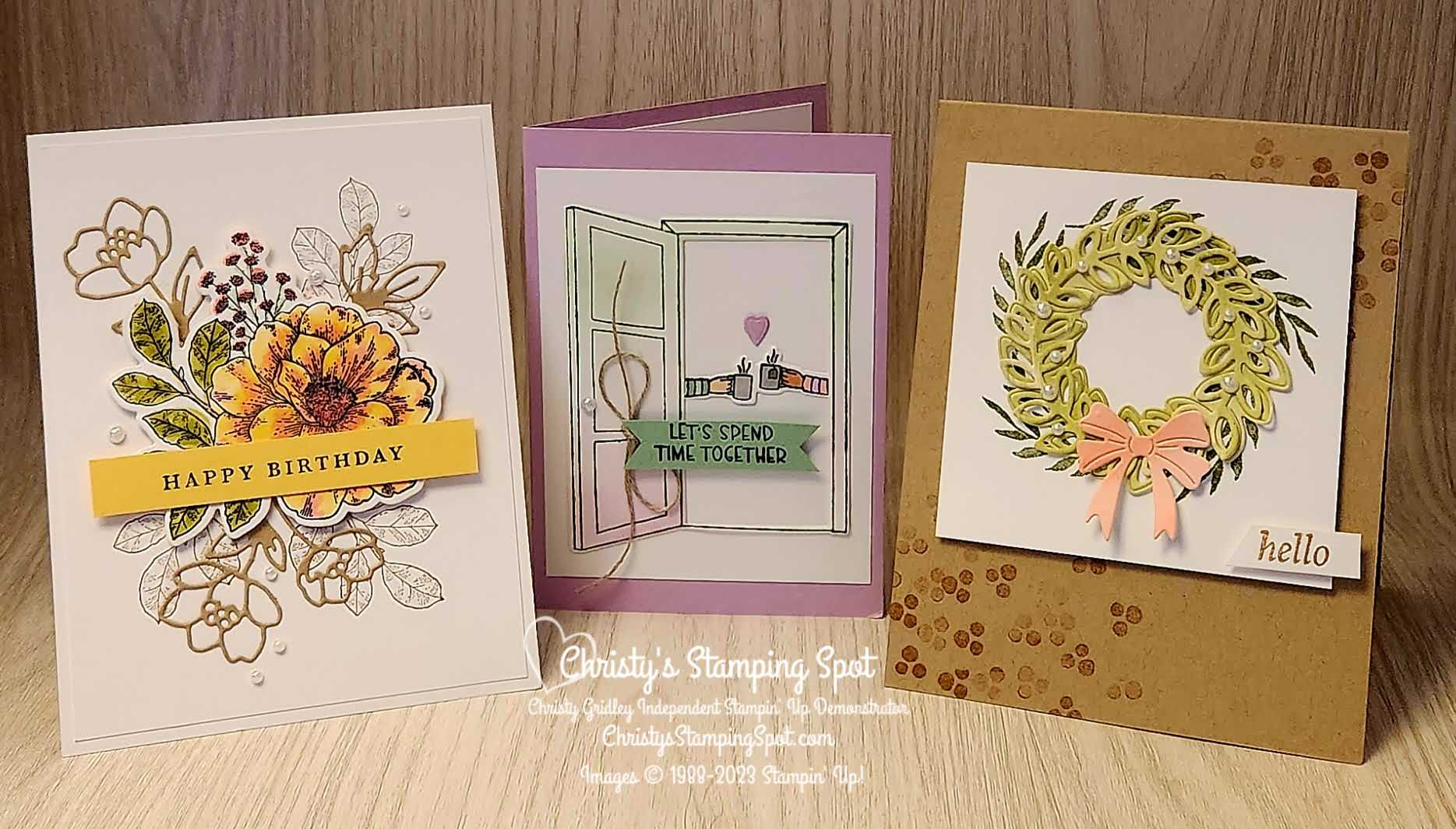 World Card Making Day Cards - Christy's Stamping Spot