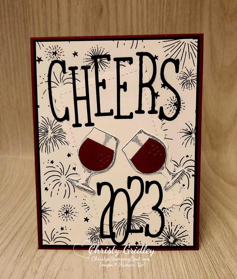 Cheers 2023 Brewed For You Card - Christy's Stamping Spot