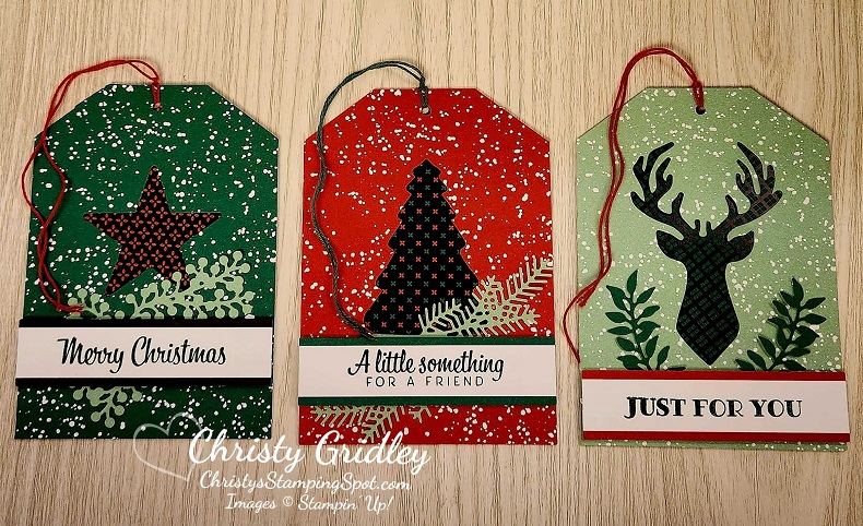 Stampin' Up! Christmas Gifting Kit Tags & Gift Card Holders - Christy's ...