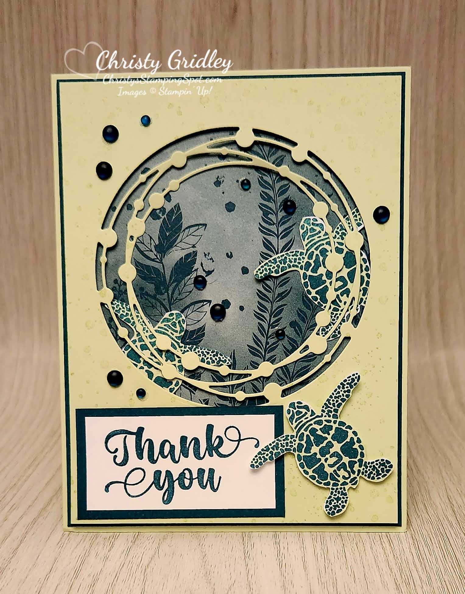 Hello, Irresistible DSP Sea Turtles Card - Christy's Stamping Spot