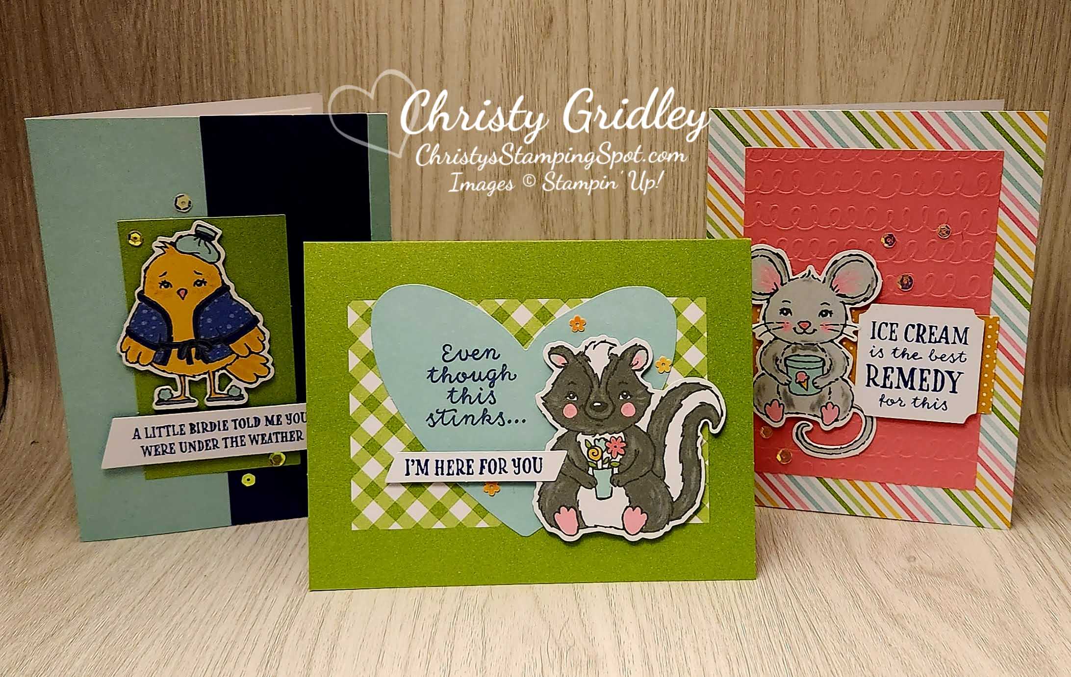 Stampin' Up! Best Remedy Kit Cards - Christy's Stamping Spot