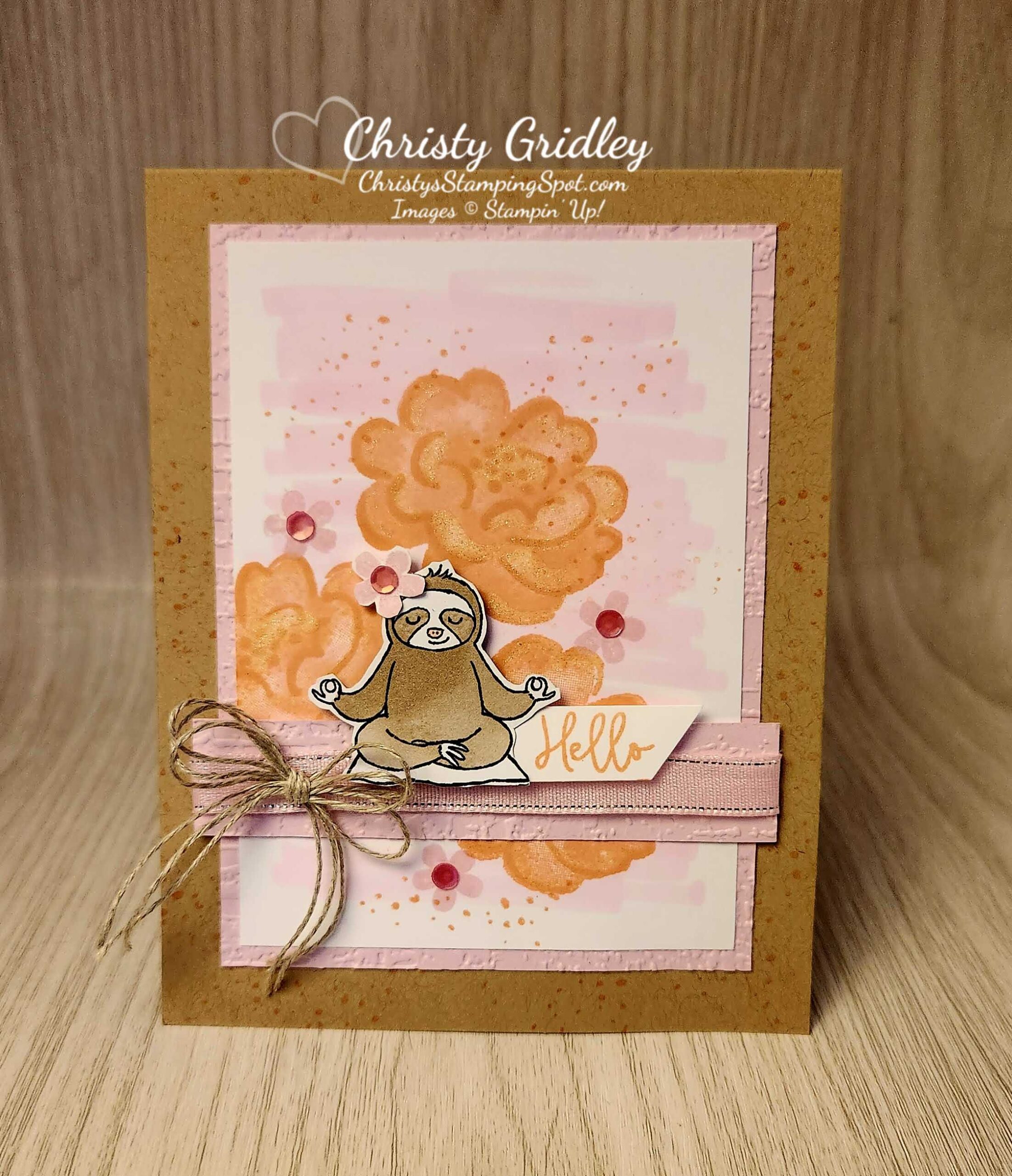 Darling Details Hello Zoo Crew Card - Christy's Stamping Spot
