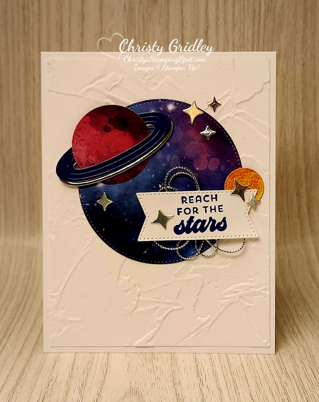 Reach For The Stars Card - Christy's Stamping Spot