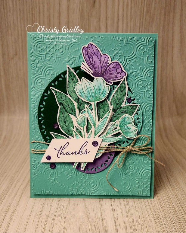 Spotlight On Nature Bundle Sneak Peek Card - Christy's Stamping Spot