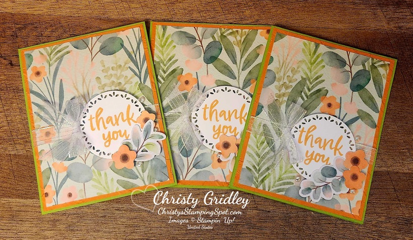 Frames & Flowers Specialty DSP Thank You Cards - Christy's Stamping Spot
