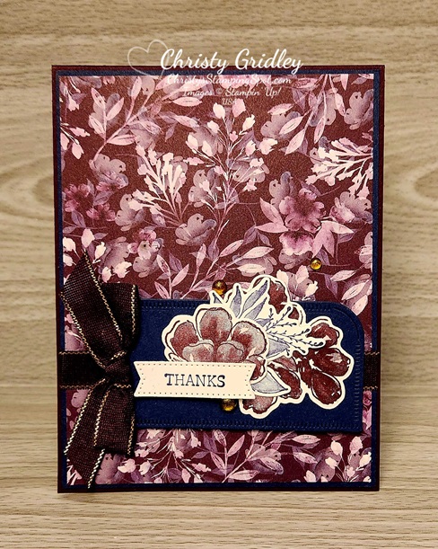 December 2024 Regal Flora Customer Thank You Cards - Christy's Stamping ...